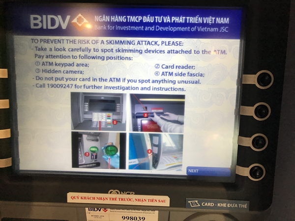 ベトナムBIDV銀行ATMの使い方(画像あり)2016年 英語版│国際キャッシュカード&海外キャッシング比較